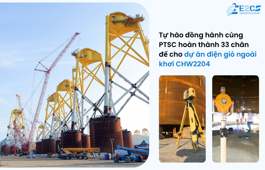 Đồng hành Dự án diện gió ngoài khơi CHW2204 cùng PTSC